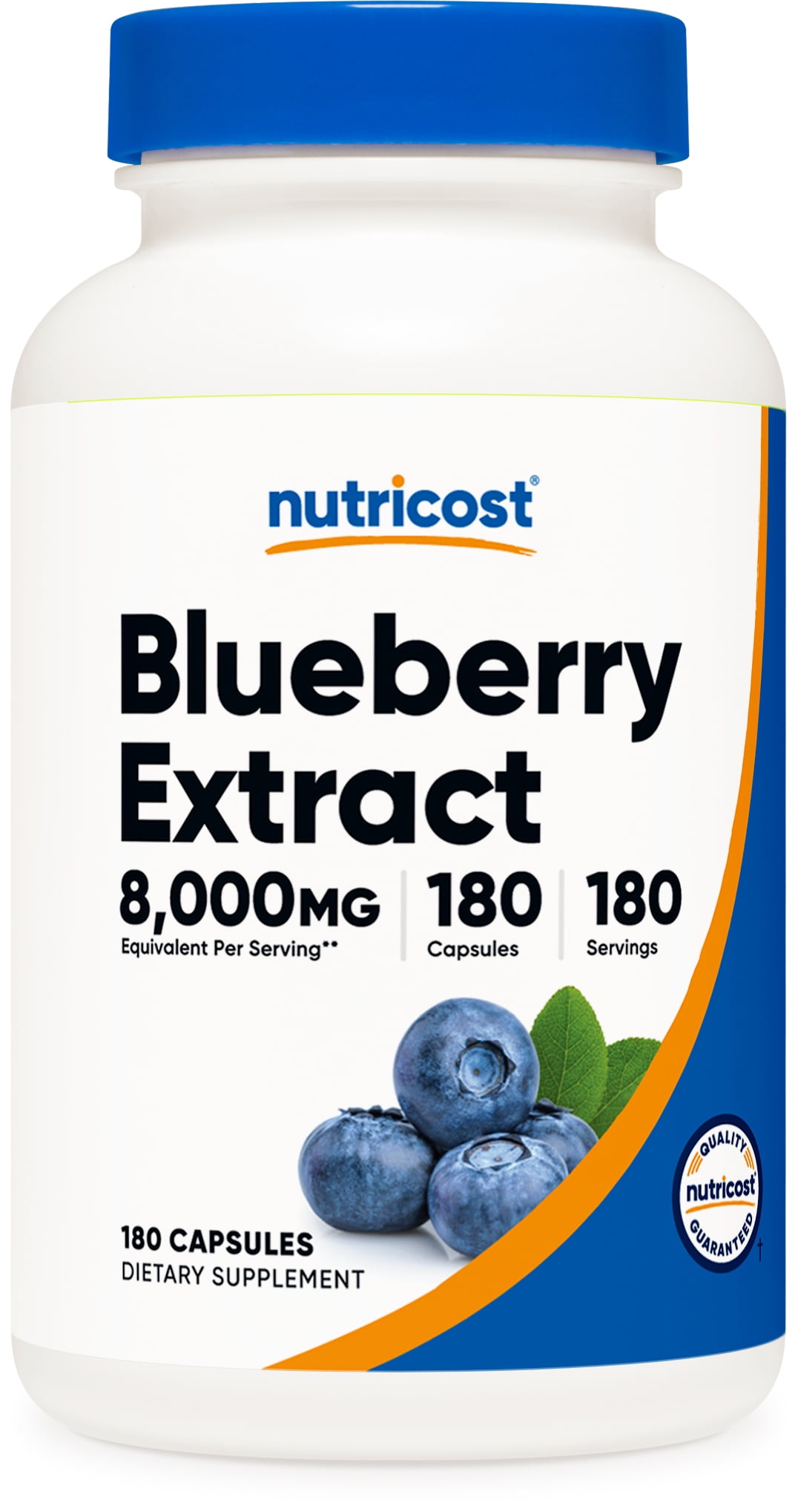 Nutricost Health Fruit Blueberry Extract, 8000mg Strength, 180 ...