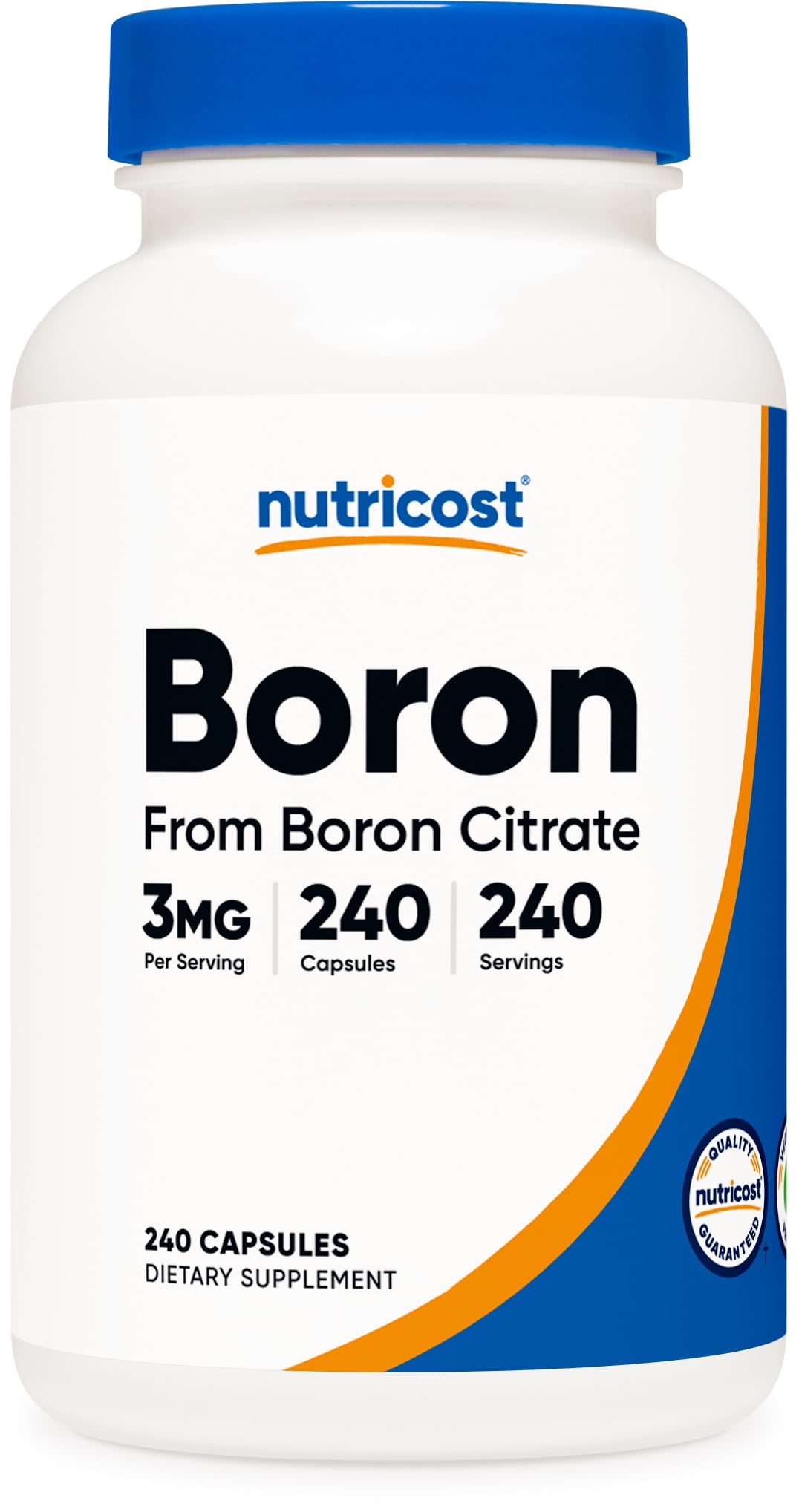 Nutricost 3mg Boron Supplement, 240 Capsules - Vegetarian, Gluten-Free ...