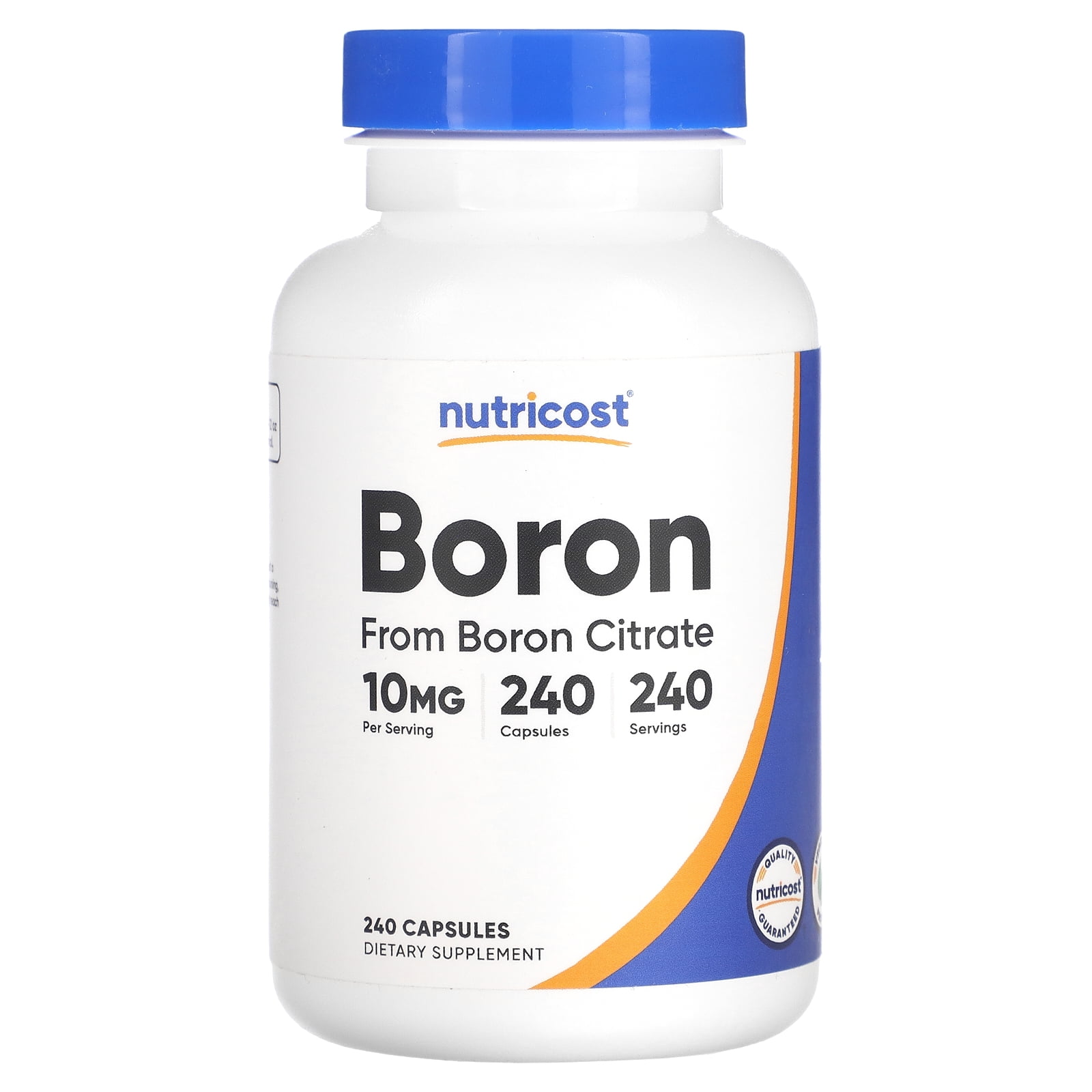 Nutricost Boron Supplement Capsules 10mg, 240 Vegetarian Capsules ...