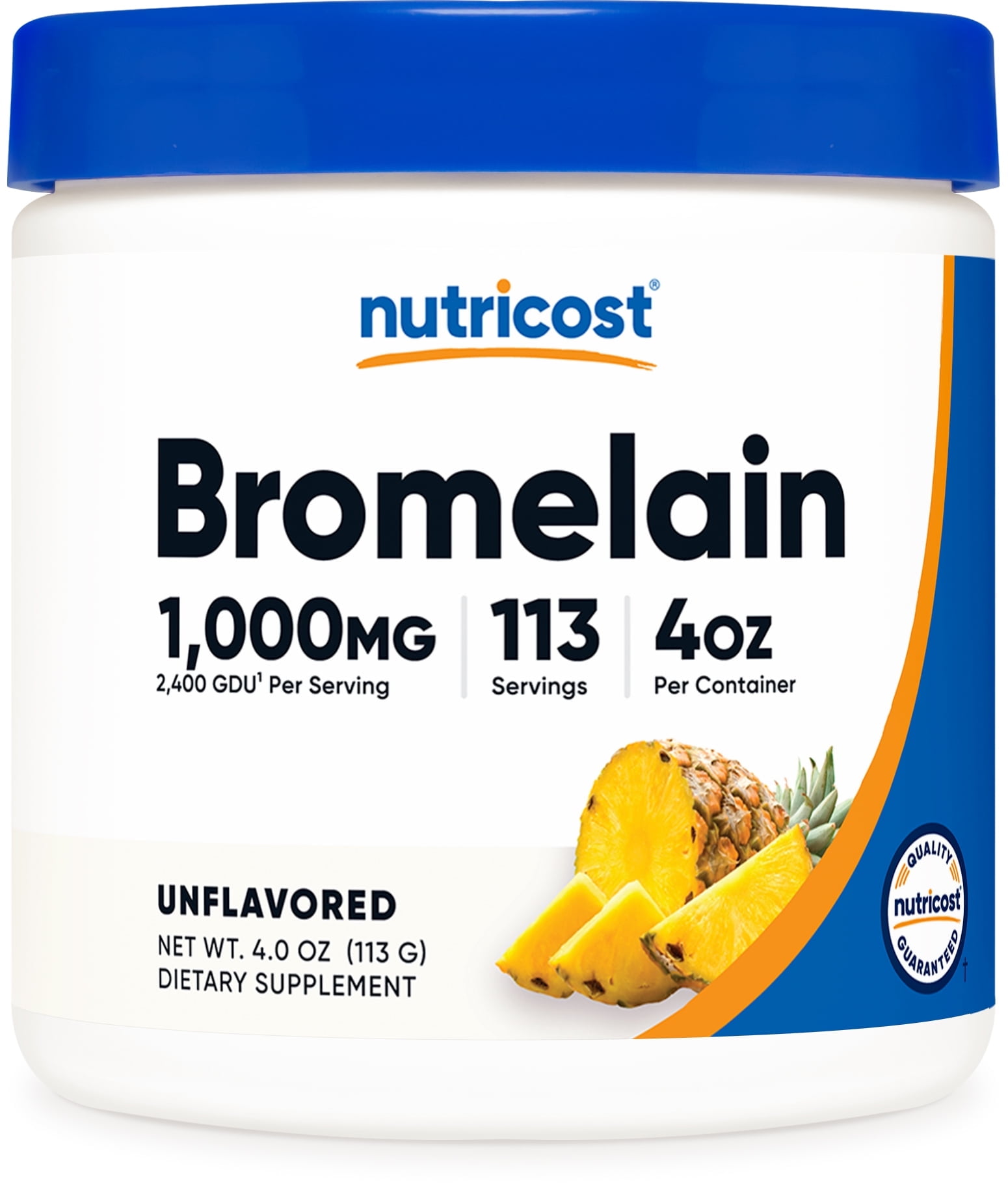 Nutricost Bromelain Powder, 4 oz, Vegetarian, Gluten Free - Walmart.com
