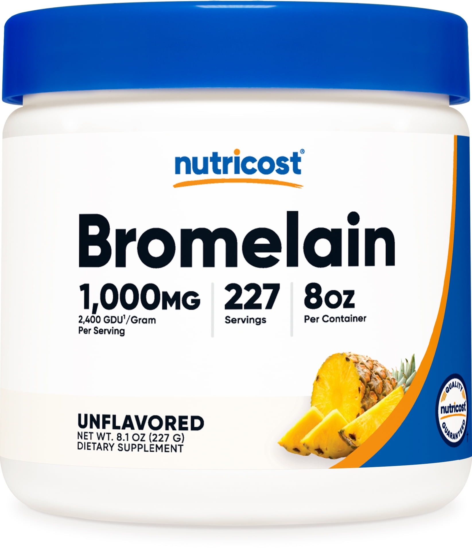 Nutricost Bromelain Powder 8 OZ - Bromelain, Non-GMO, Vegetarian ...