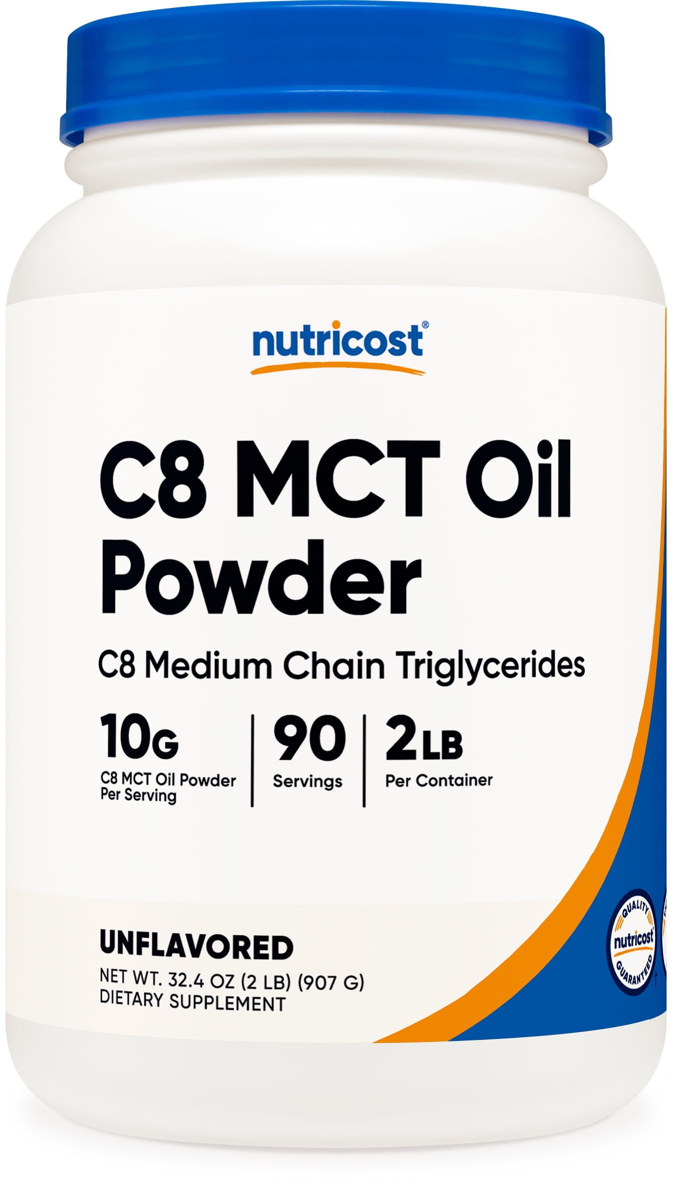 Nutricost C8 MCT Oil Powder 2LBS (32oz) Metabolize Supplement - Walmart.com
