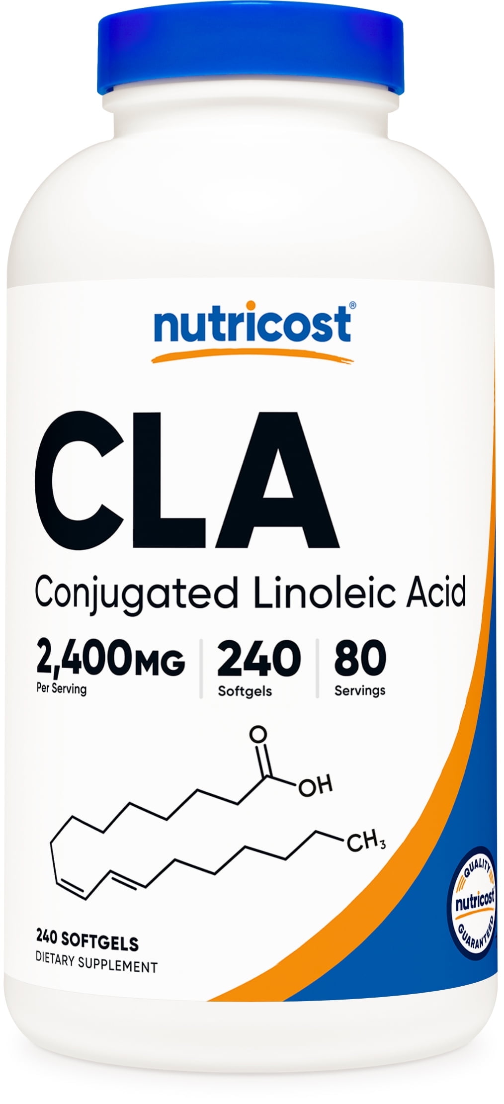 Nutricost CLA Conjugated Linoleic Acid Supplement 800mg Softgels ...