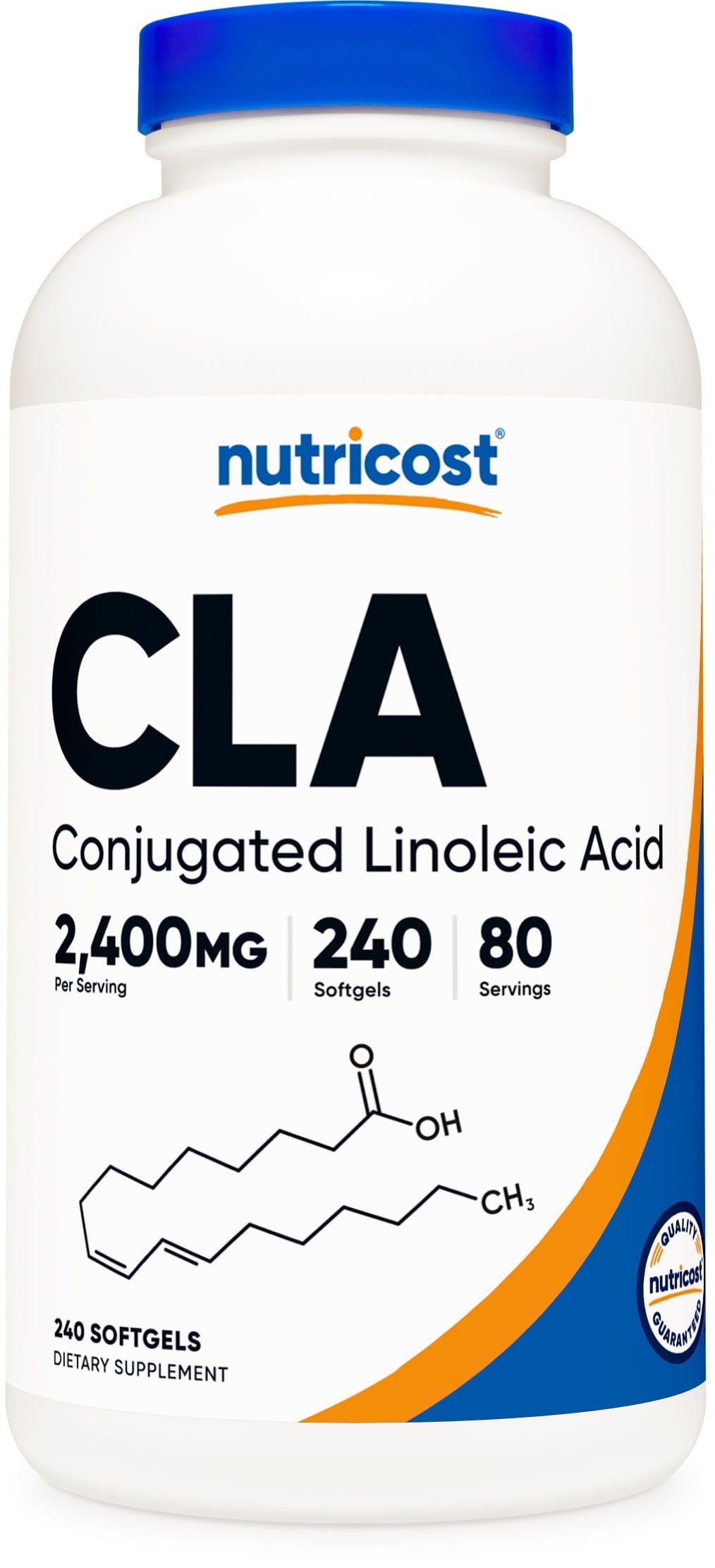 Nutricost CLA (Conjugated Linoleic Acid) Supplement 800mg, 240 Soft ...