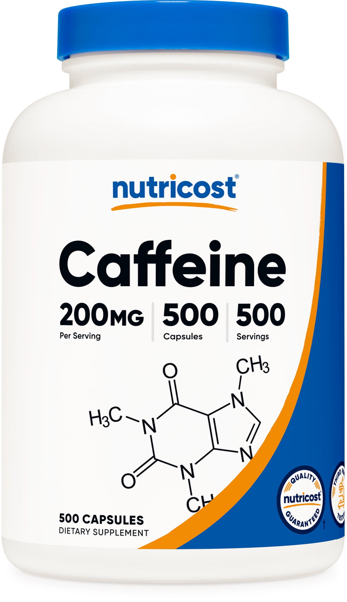 Nutricost Caffeine Capsules, 200mg Per Capsule - High Quality ...