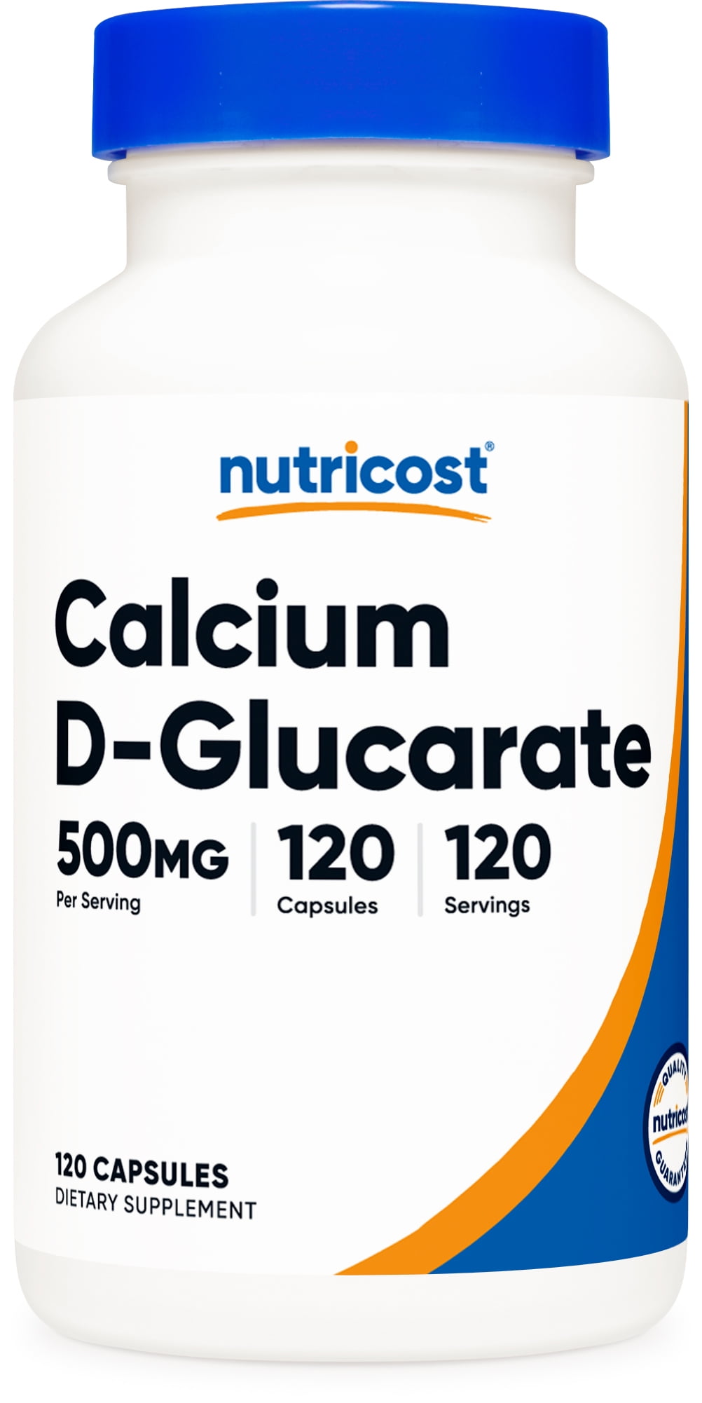 Nutricost Calcium D-Glucarate 500mg, 120 Capsules - Gluten Free, Non ...