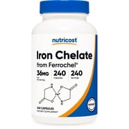 Slow Fe 45mg Iron Supplement Tablets, Gentle Ferrous Sulfate Pills ...