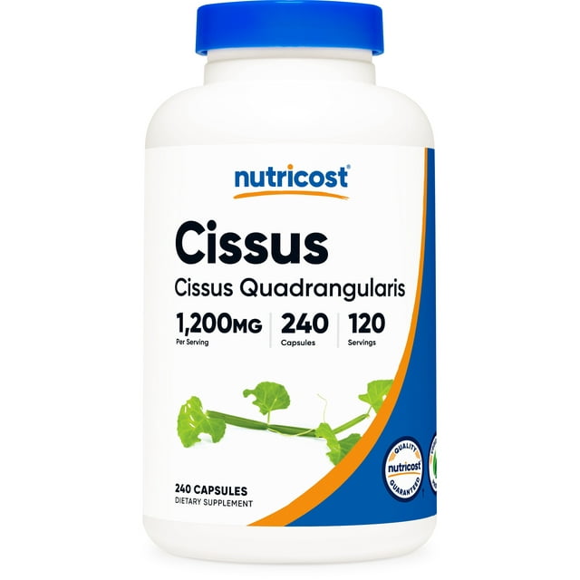 Nutricost Cissus Quadrangularis (1200mg) 240 Capsules - Gluten Free ...