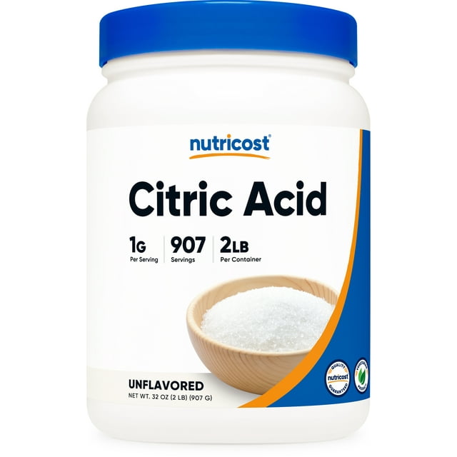 Nutricost Citric Acid Powder (2LB) - Non-GMO, Gluten Free Supplement ...