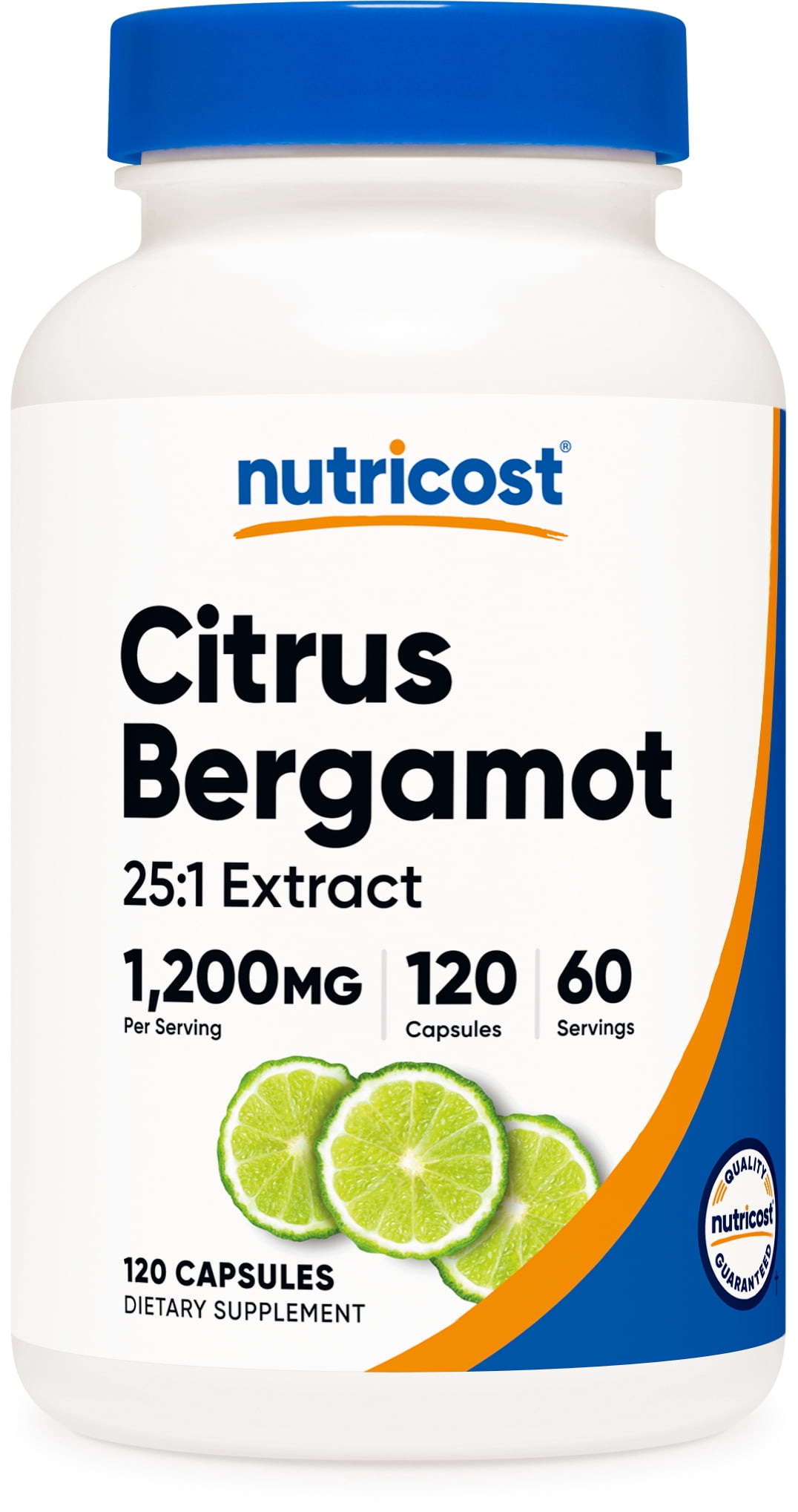 Nutricost Citrus Bergamot Capsules, 120 Capsules, 60 Servings, 1,200 Mg ...