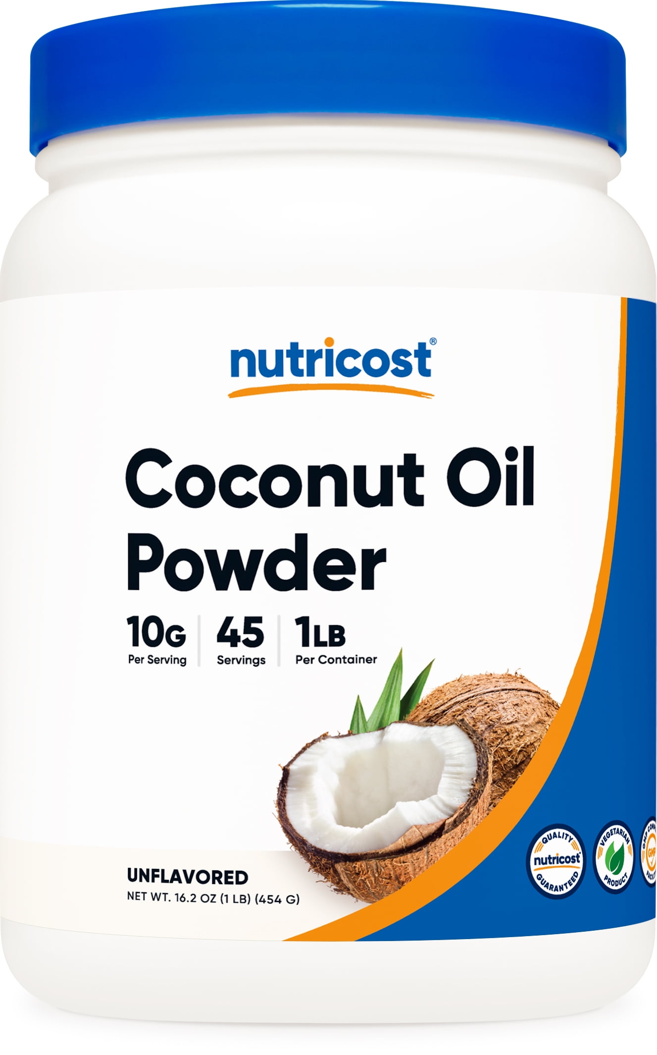 Nutricost Coconut Oil Powder 1 lb, 45 Servings (10 Grams per Serving ...