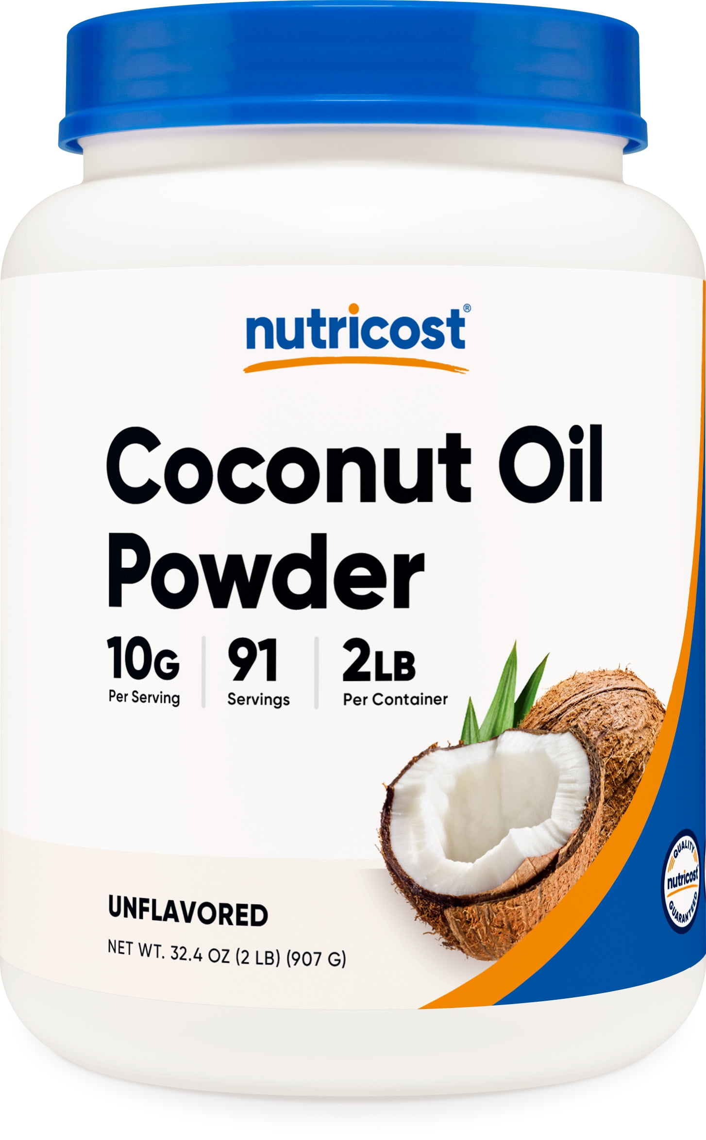 Nutricost Coconut Oil Powder, 2 lbs, 90 Servings, Unsweetened - Walmart.com