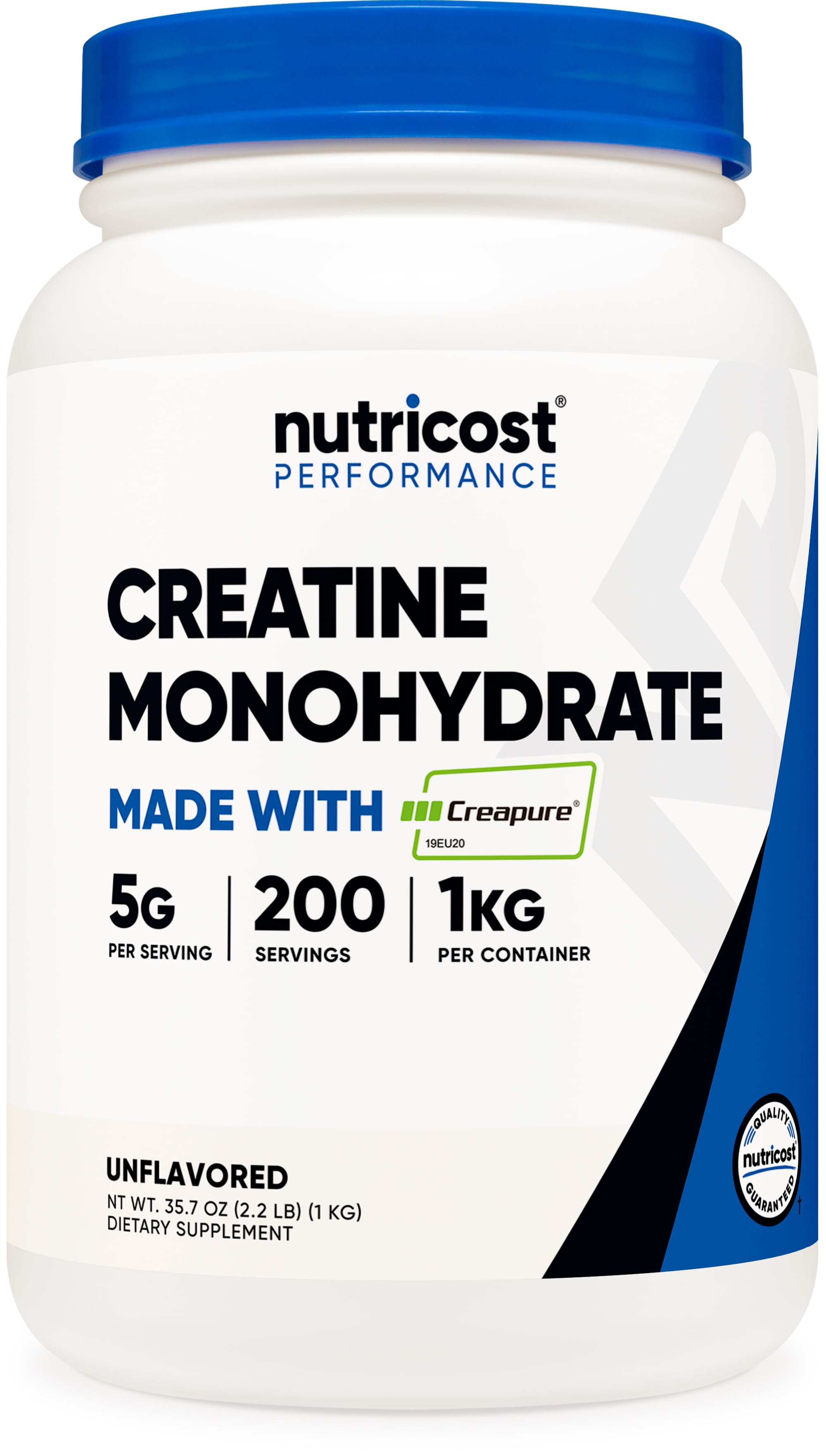 Nutricost Creapure Creatine Monohydrate 1KG - Bulk Powder Made in USA ...