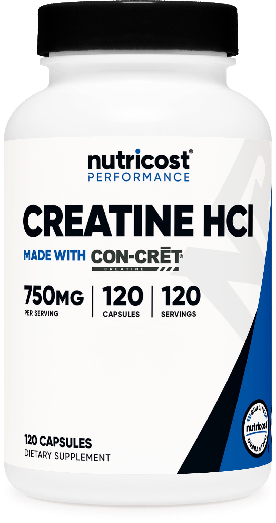 Nutricost Creatine HCl 120 Capsules with CON-CRET® - 750mg per Capsule ...