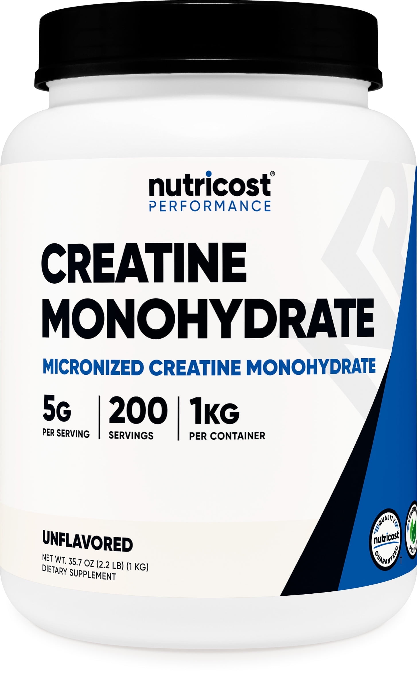 Nutricost Creatine Monohydrate Powder 1 kg (2.2LBS) Supplement- 200 ...