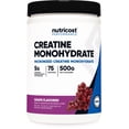 Nutricost Creatine Monohydrate Powder Grape Flavor 500g Micronized ...