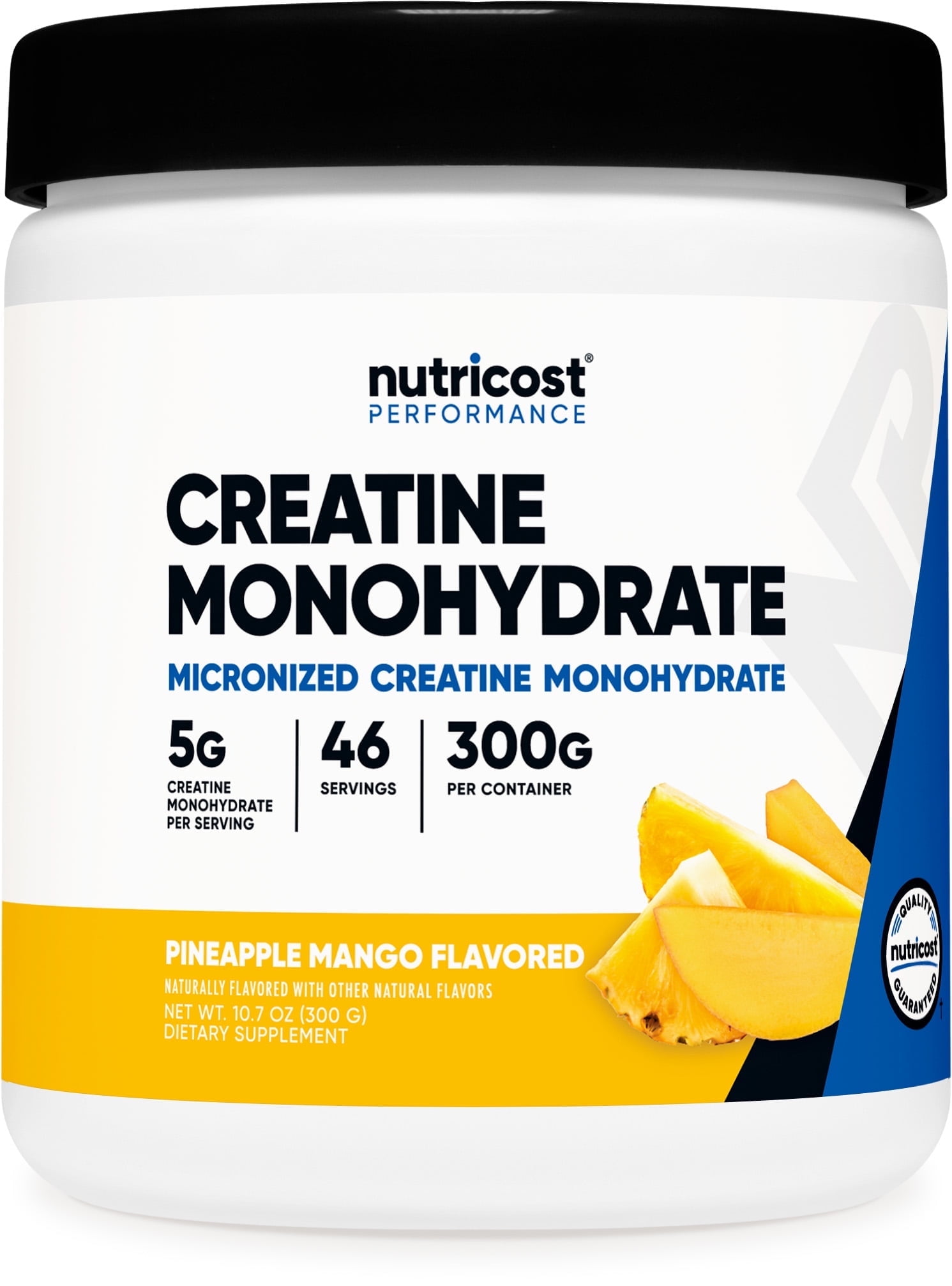 Nutricost Creatine Monohydrate Powder, Pineapple Mango Flavor, 300G, 5G ...