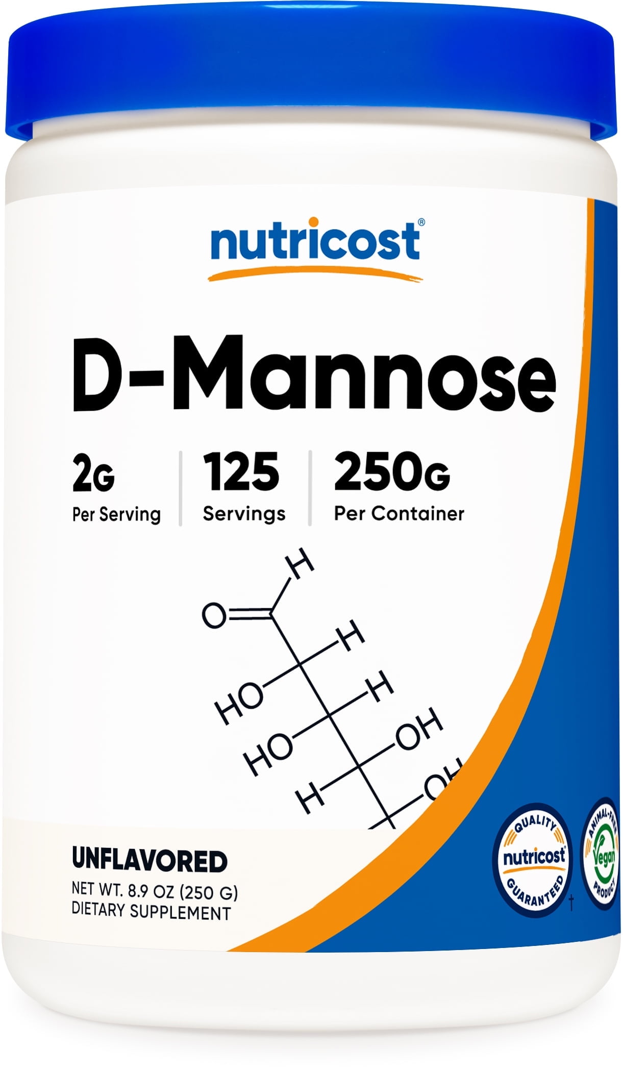Nutricost D-Mannose Powder 250g, 2g Serving, Urinary Support Supplement - Walmart.com