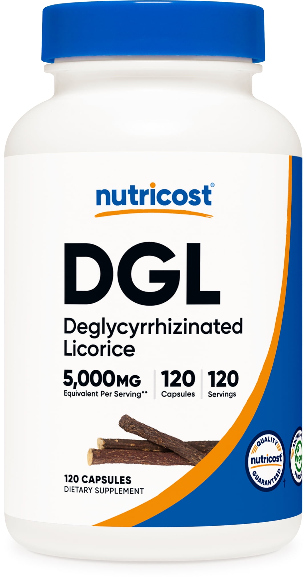 Nutricost DGL Deglycyrrhizinated Licorice Extract 120 Capsules (5,000mg ...