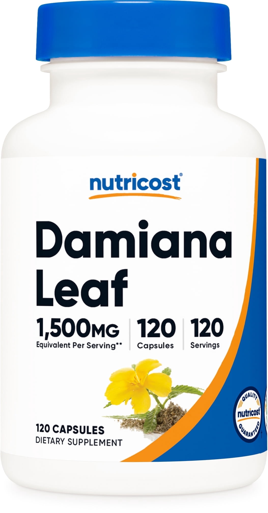 Nutricost Damiana Leaf Supplement (1500 mg Equivalent) 120 Capsules ...