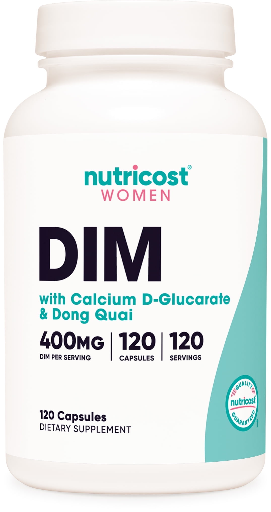 Nutricost DIM Female Support Pills, 400mg, 120 Vegan Capsules for Women ...