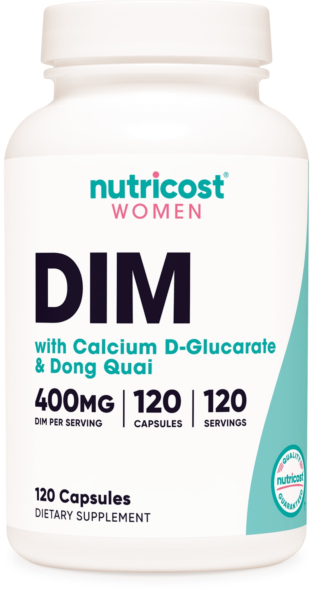 Nutricost DIM Female Support Pills, 400mg, 120 Vegan Capsules for Women ...