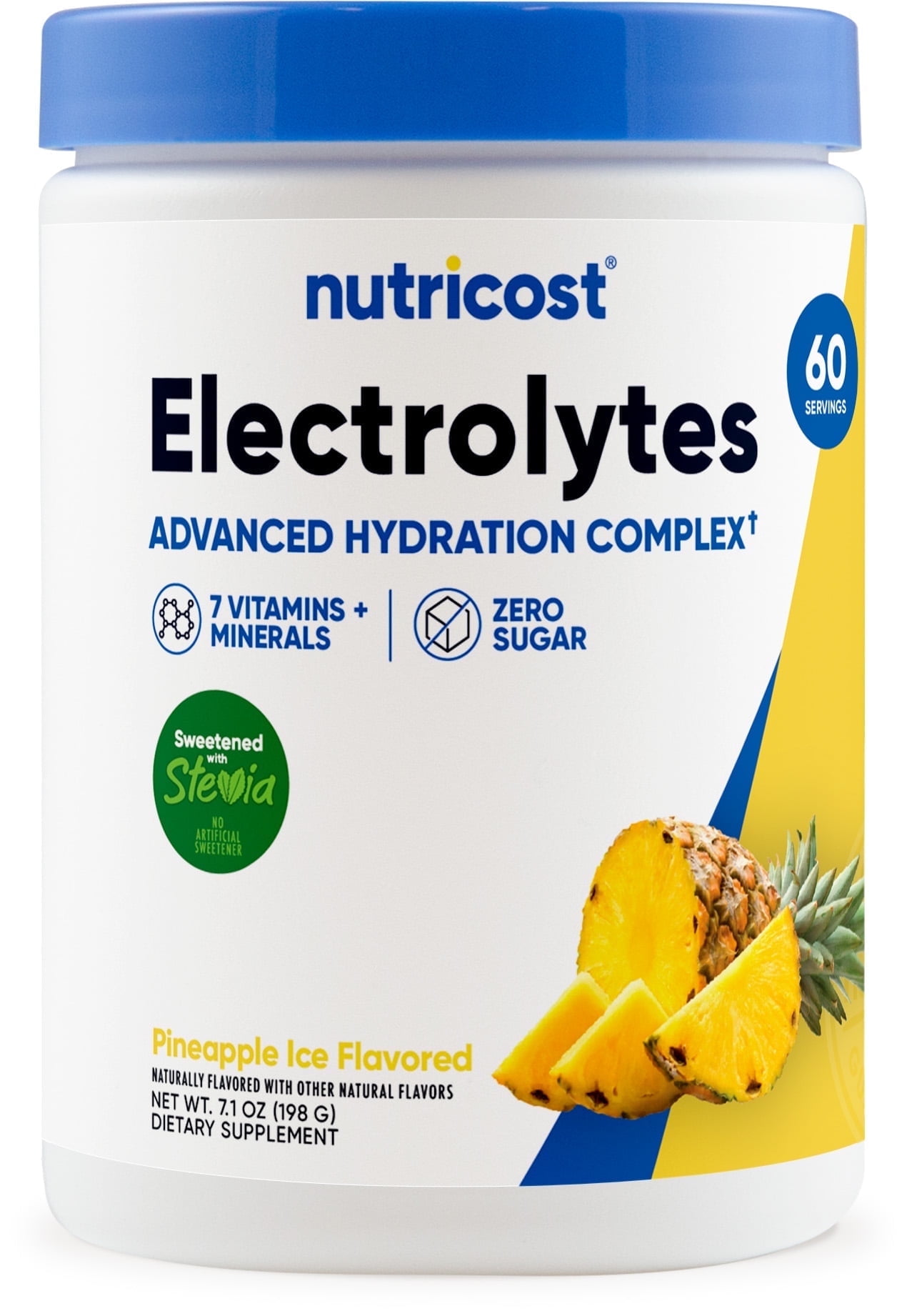 Nutricost Electrolytes Complex Powder (Pineapple Ice) 60 Servings ...