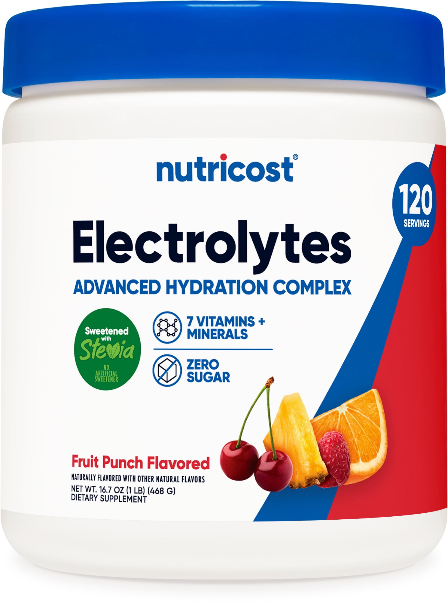 Nutricost Electrolyte Complex Powder (Fruit Punch) 120 Servings ...
