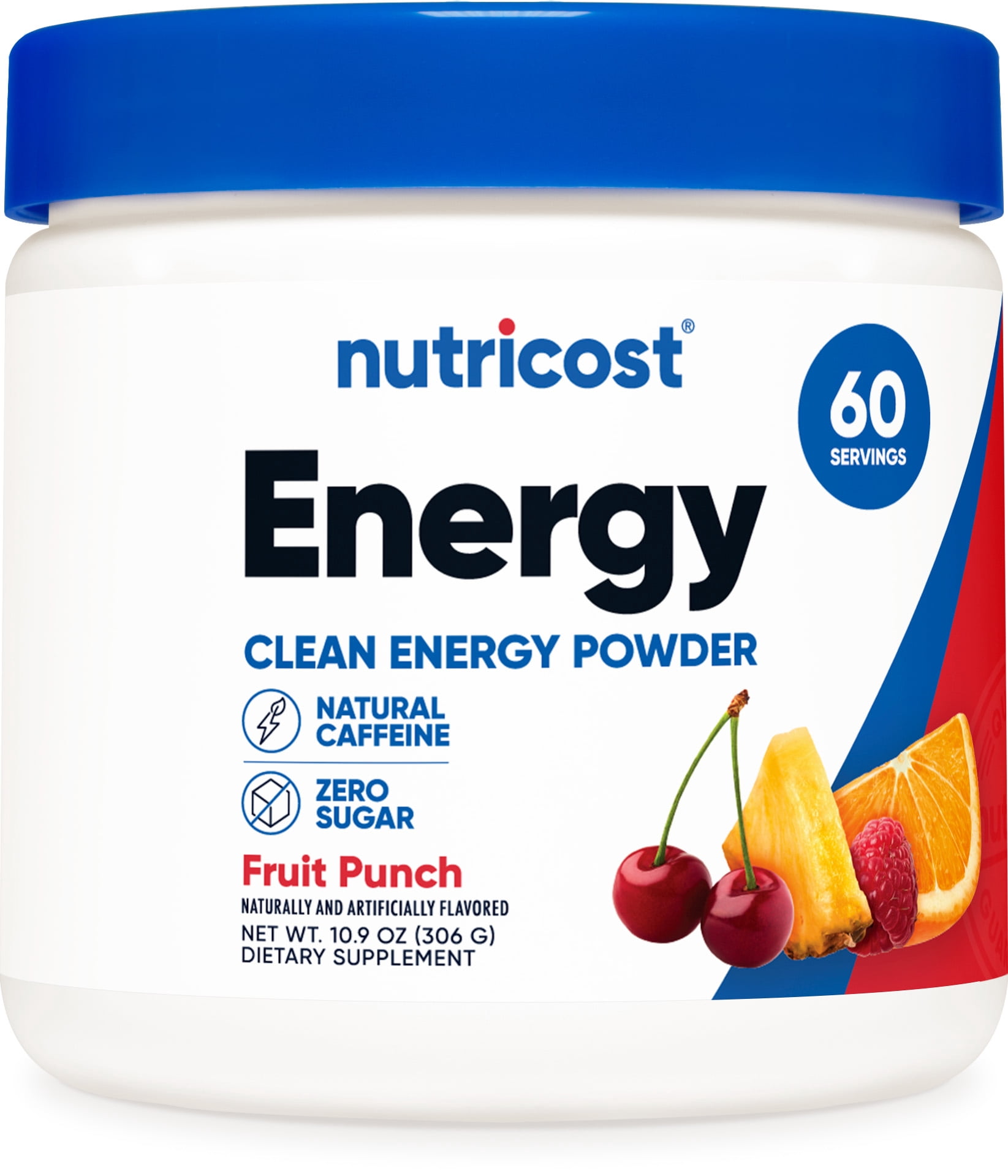 Nutricost Energy Complex (Fruit Punch) (60 Servings) - Clean Energy ...