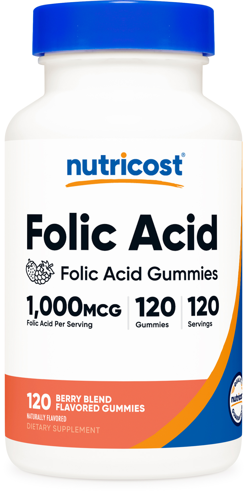 Amazing Nutrition Folic Acid Health Supplement - 800 mcg Vitamin B9 ...