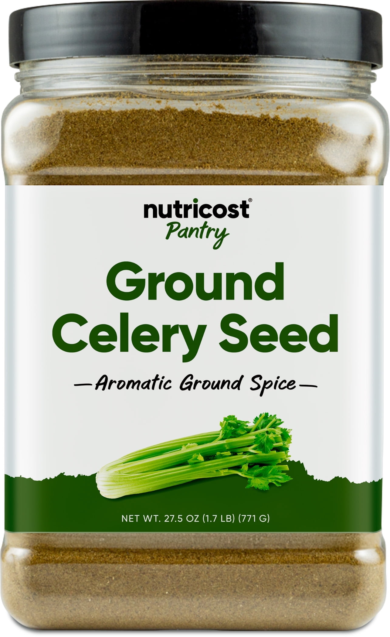 Nutricost Ground Celery Seed (1.7 Pound) Aromatic Ground Spice - For use in Pickling, Soups ...