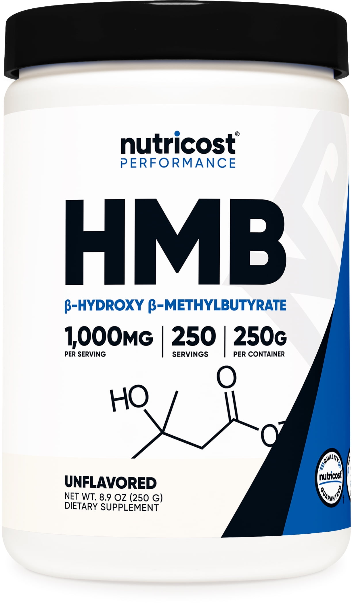 Nutricost 250g HMB Powder Supplement, Non-GMO, Gluten Free, 250 ...