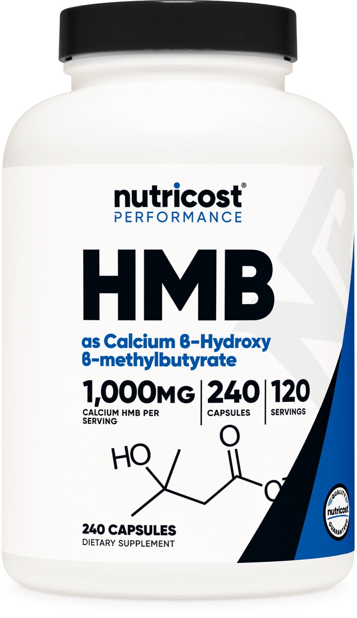 Nutricost HMB Supplement 1000mg per Serving, 240 Capsules - Walmart.com