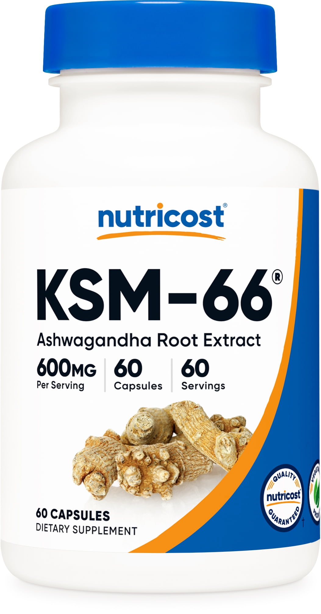 Nutricost KSM-66 Ashwagandha Root Extract Supplement 600mg, 60 ...