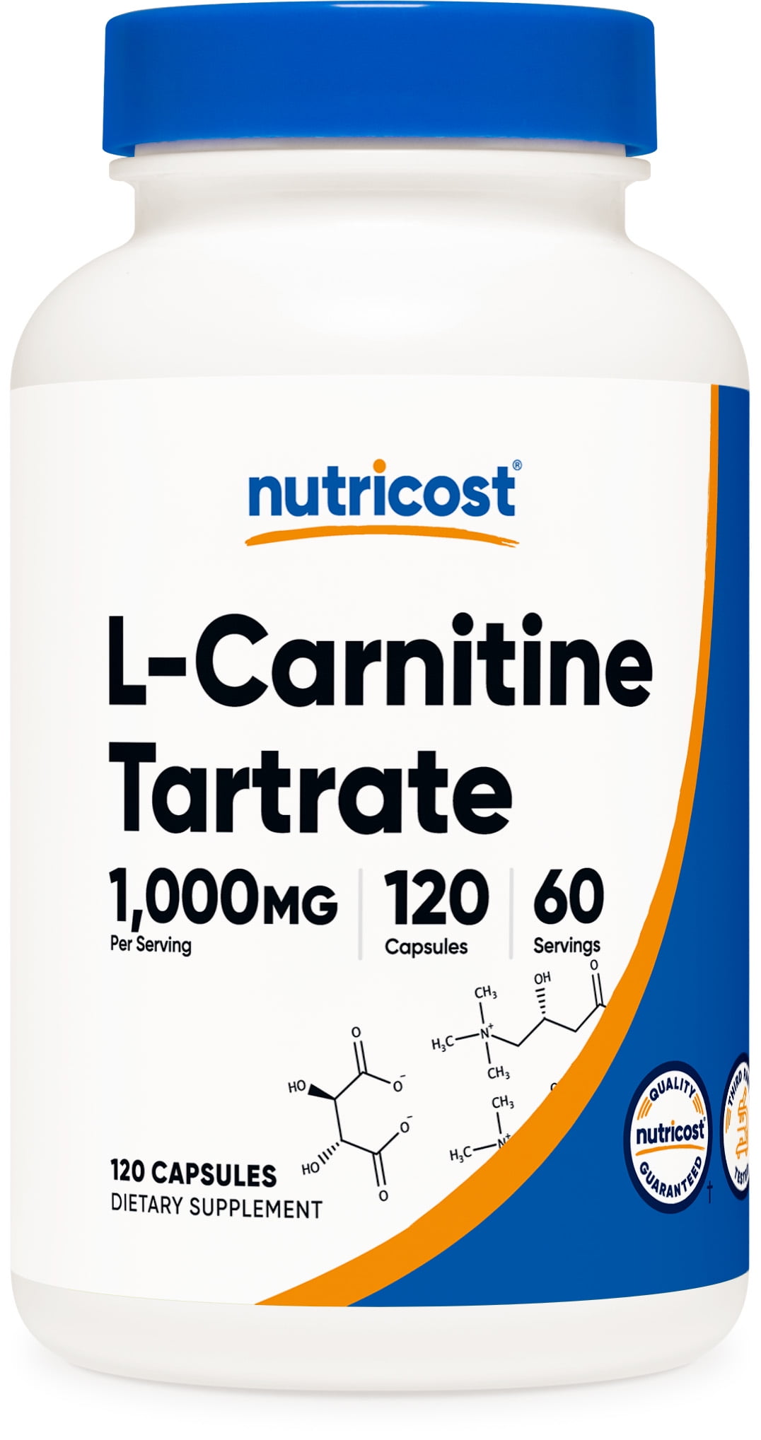 Nutricost L-Carnitine Tartrate 500mg, 120 Capsules (60 Servings ...