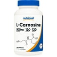 Nutricost L-Carnosine Supplement 500mg, 120 Capsules - Gluten Free, Non ...