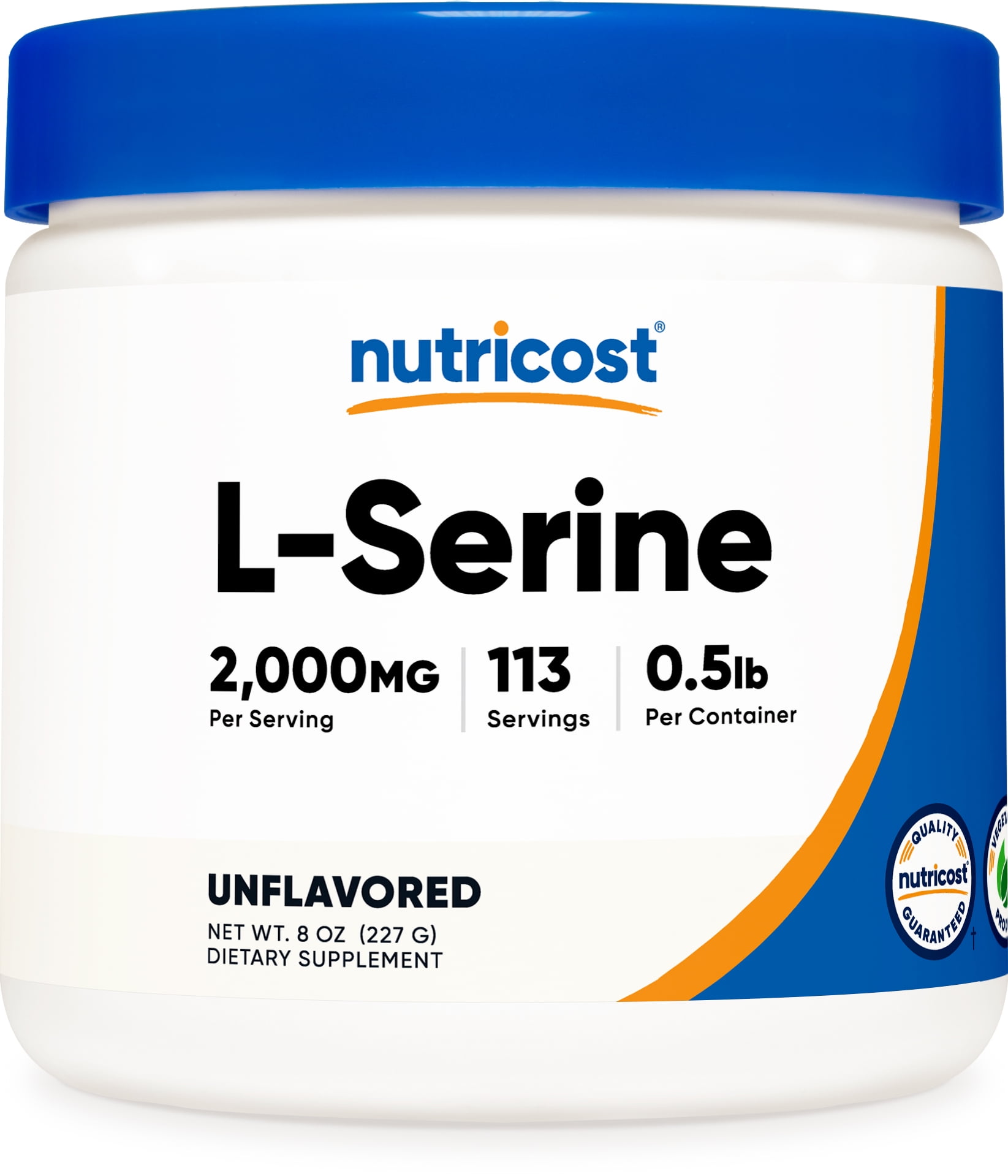 Nutricost L-Serine Pure Amino Acid Formula, 113 servings, 2000mg ...
