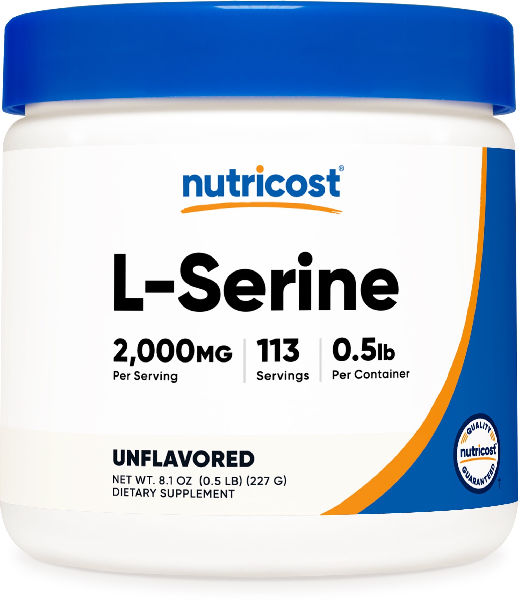 Nutricost L-Serine Powder 113 Servings 2000mg Supplement - Walmart.com