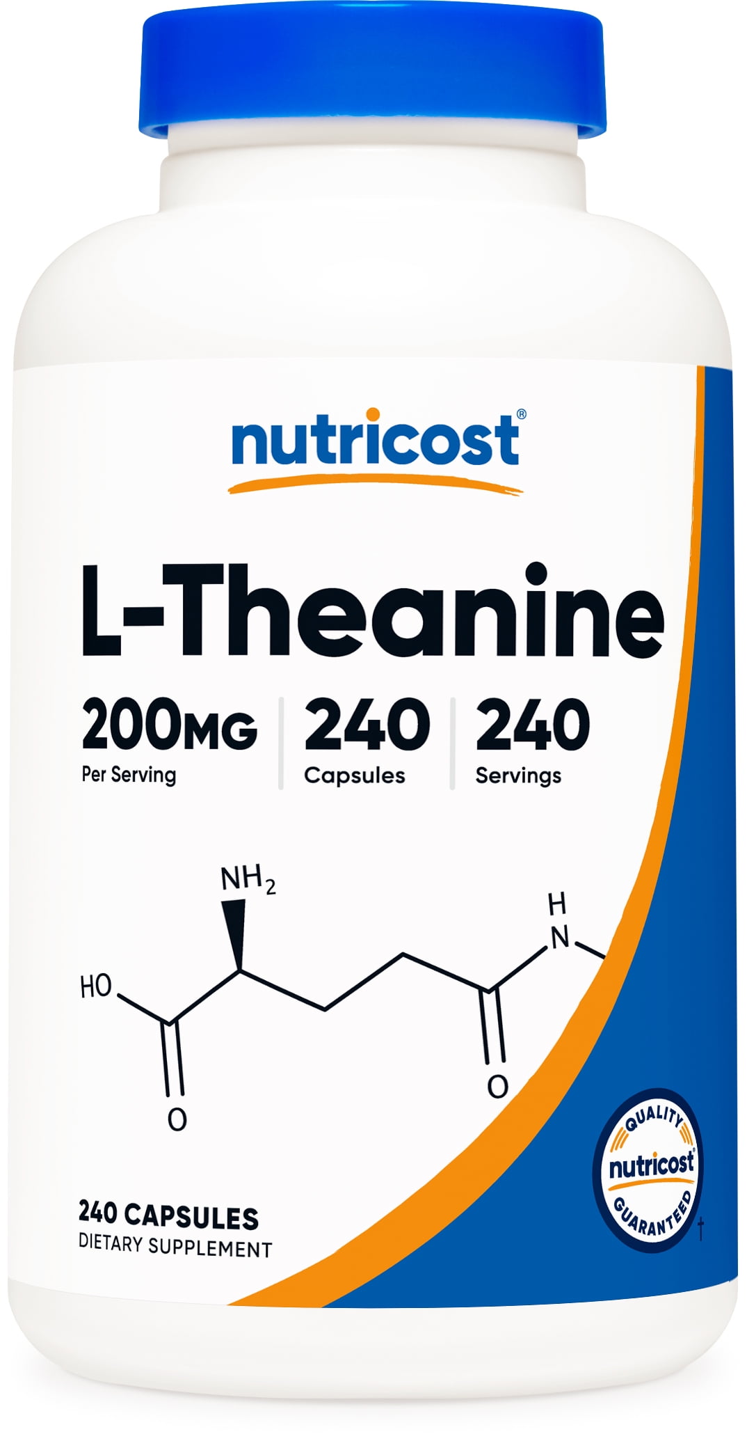 Nutricost L-Theanine (200 mg) 240 Capsules - Walmart.com