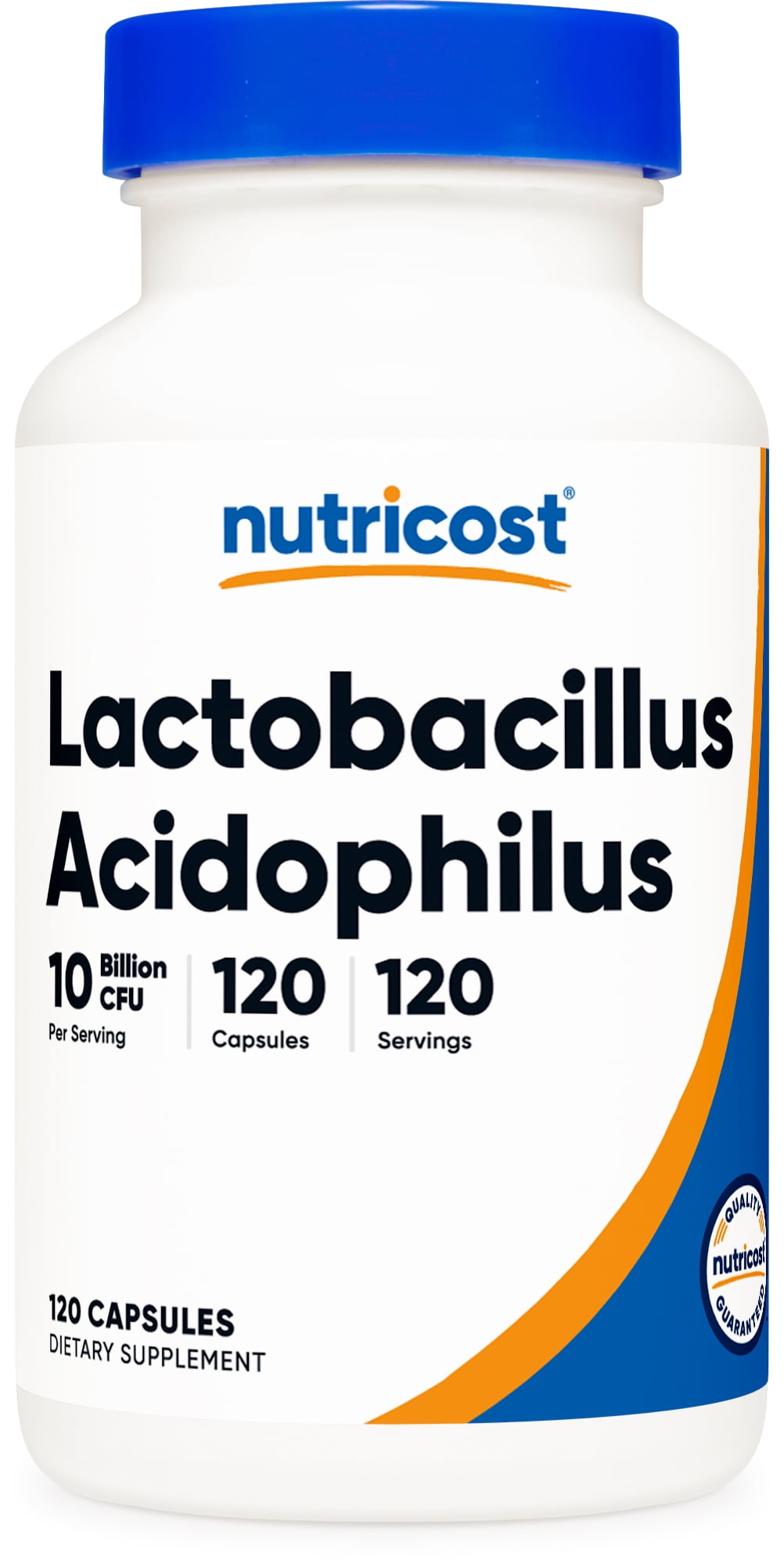 Nutricost Probiotic Lactobacillus Acidophilus 10 Billion CFU, Gut ...