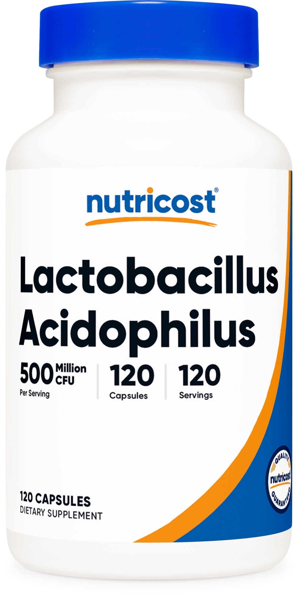 Nutricost Lactobacillus Acidophilus Capsules, 500 Million CFU Per ...