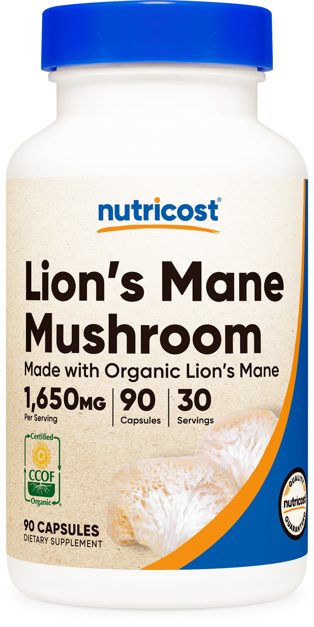 Nutricost Lion's Mane Mushroom Capsules 2100mg per Serving, 30 Servings ...