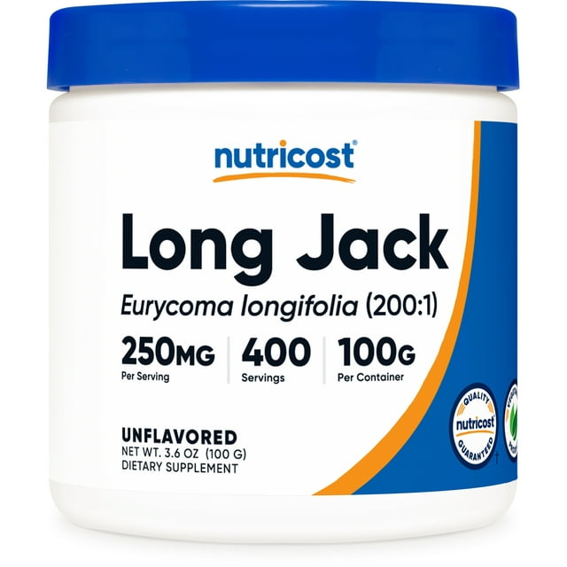 Nutricost LongJack (Eurycoma Longifolia) 100:1 Extract Supplement ...