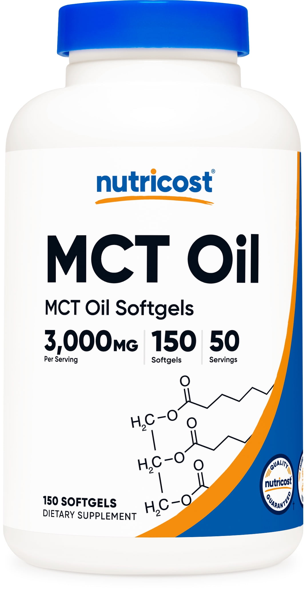 Nutricost Keto MCT Oil Softgels, 3000mg Per Serving, 150 Count ...