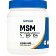 Nutricost MSM Powder, 500g Methylsulfonylmethane, 1g Serving, Quality ...