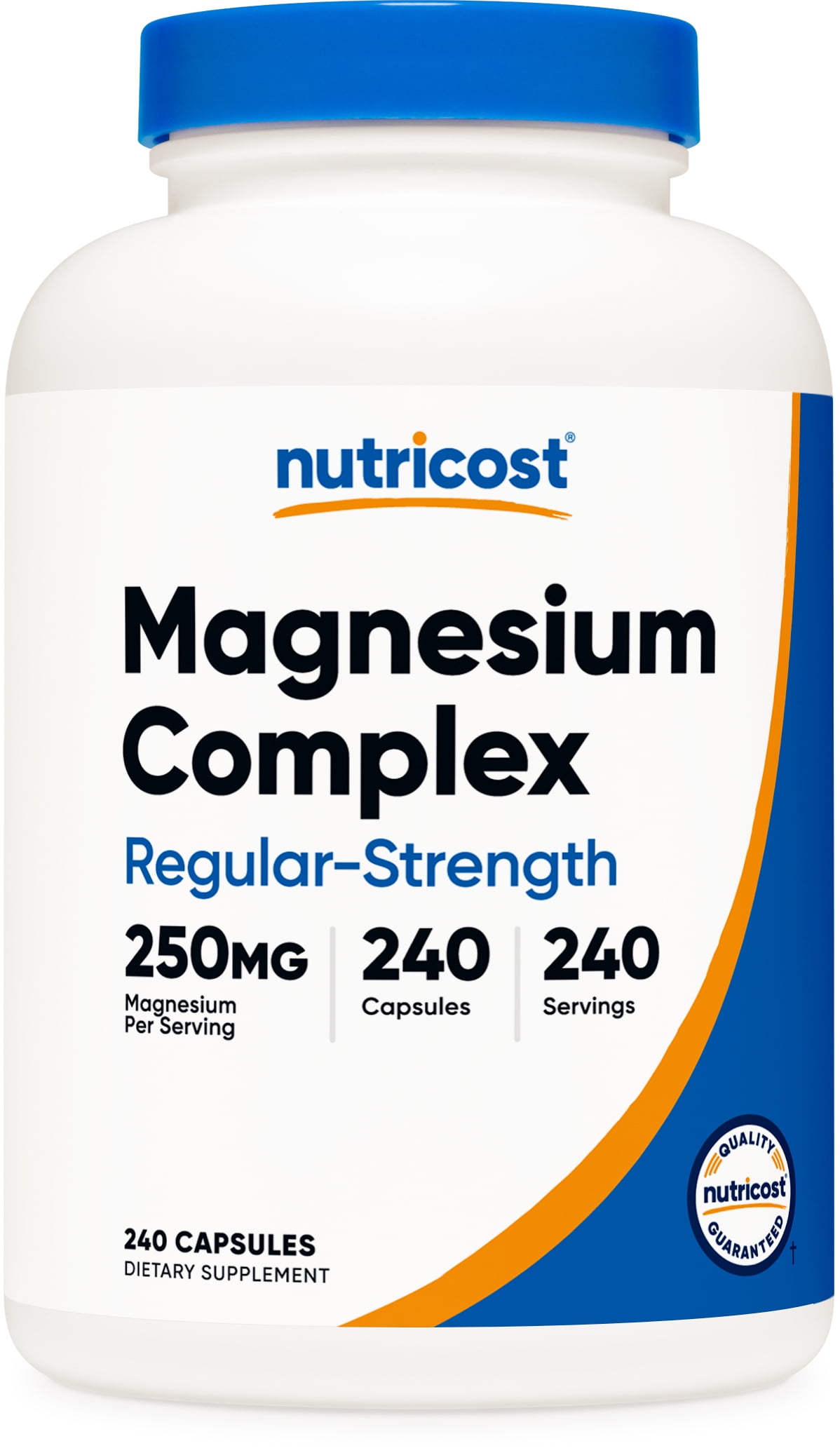 Nutricost Magnesium Complex 250mg, 240 Capsules - Magnesium Oxide ...
