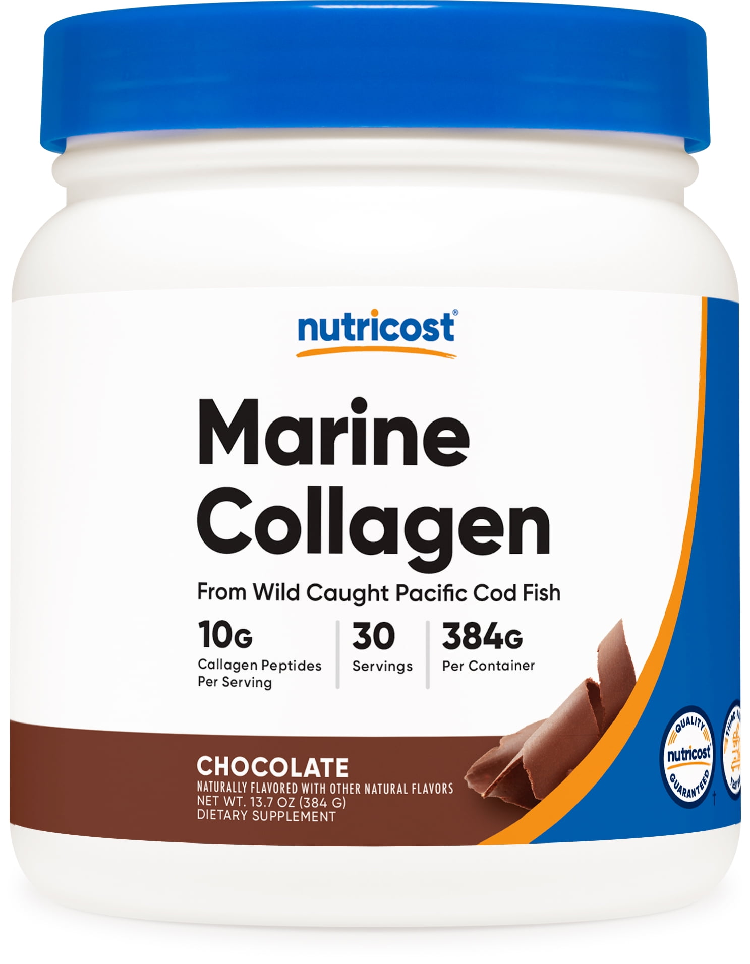 Nutricost Marine Collagen (Chocolate Flavor) 30 Servings - Collagen ...