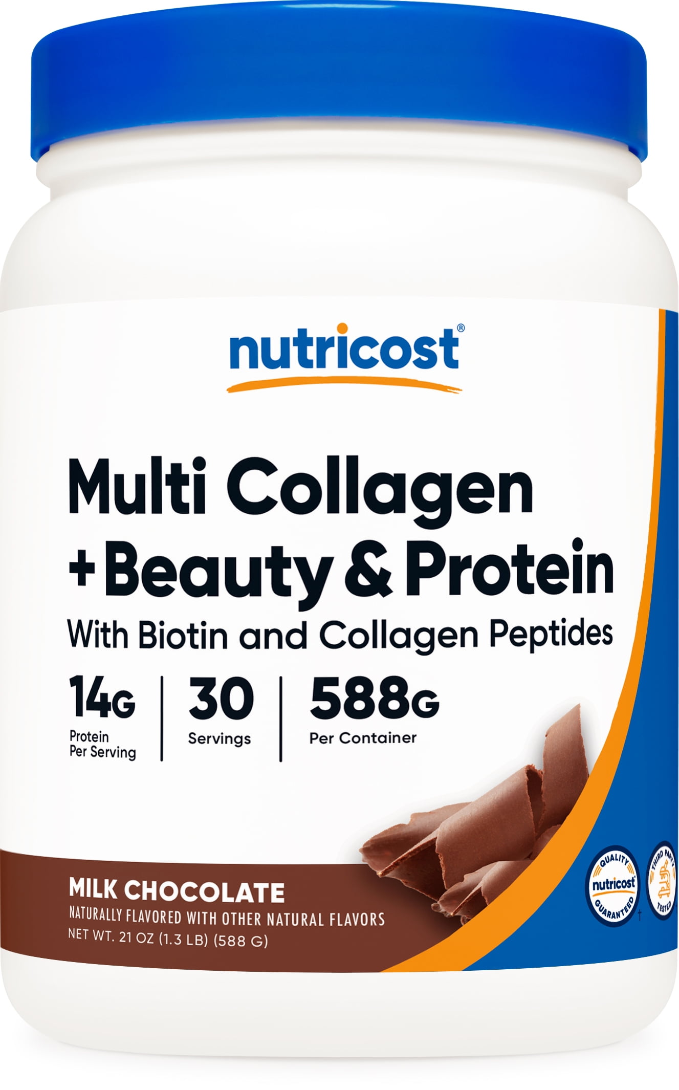 Nutricost Multi Collagen + Beauty & Protein Powder (Milk Chocolate ...