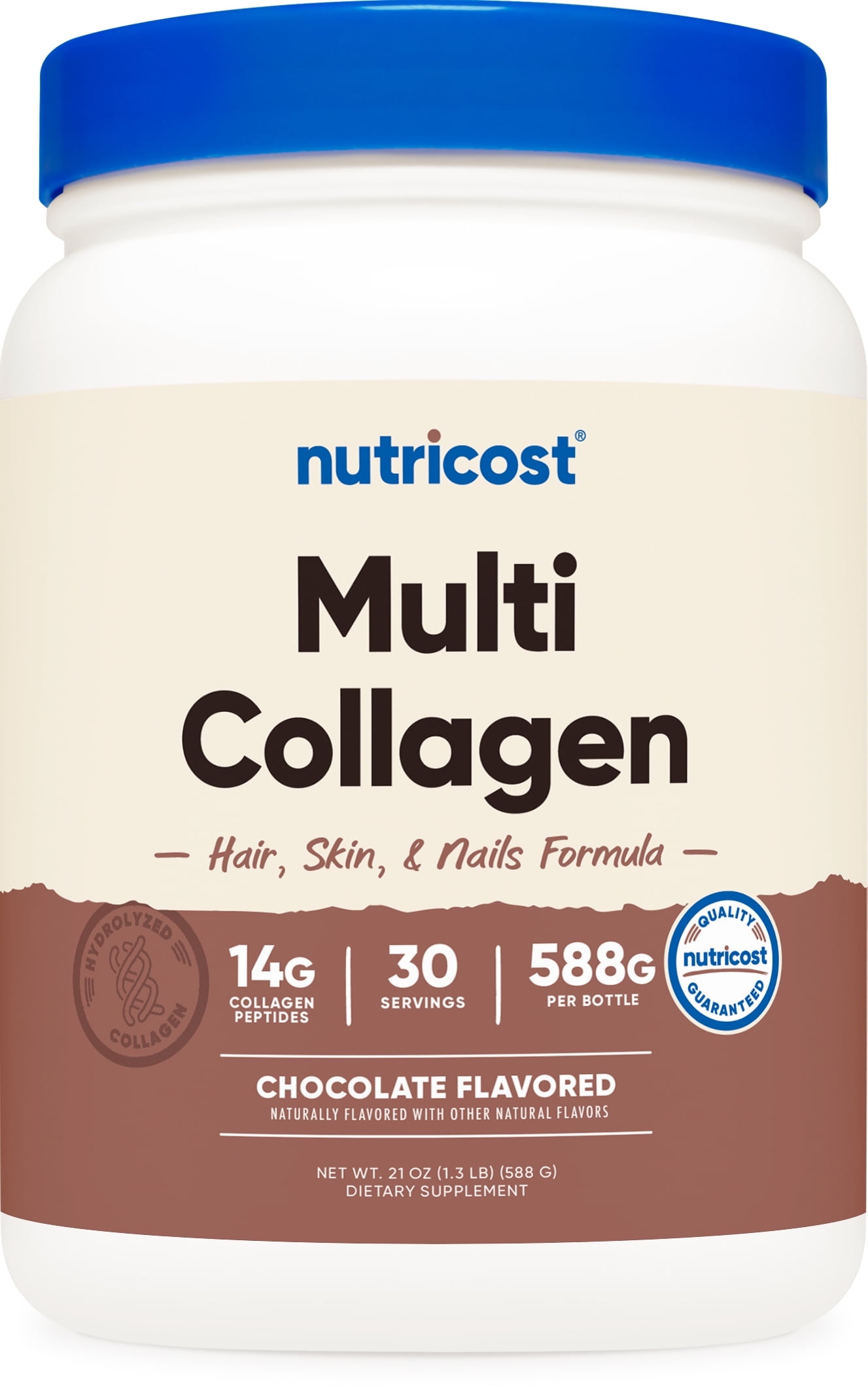 Nutricost Multi Collagen + Beauty & Protein Powder (Milk Chocolate ...