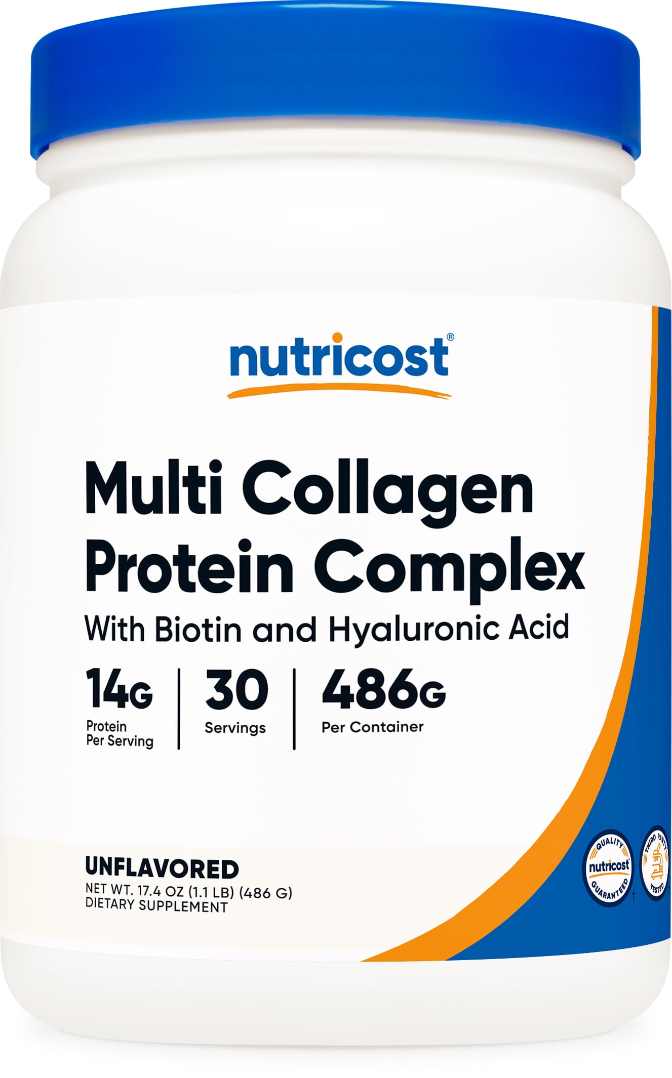 Nutricost Multi Collagen Complex Powder (30 Servings) Unflavored ...